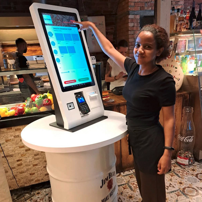 24inch Countertop Supermarket Self-Service POS Terminal
