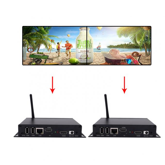 Seamless Video Wall Media Player Android Box 500 Nits Brightness for ...