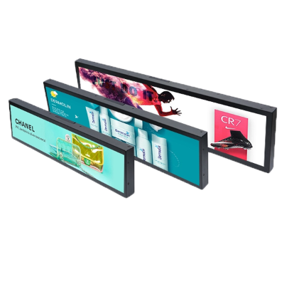 Long Screen Stretched Digital Signage LCD Indoor Video Display High ...