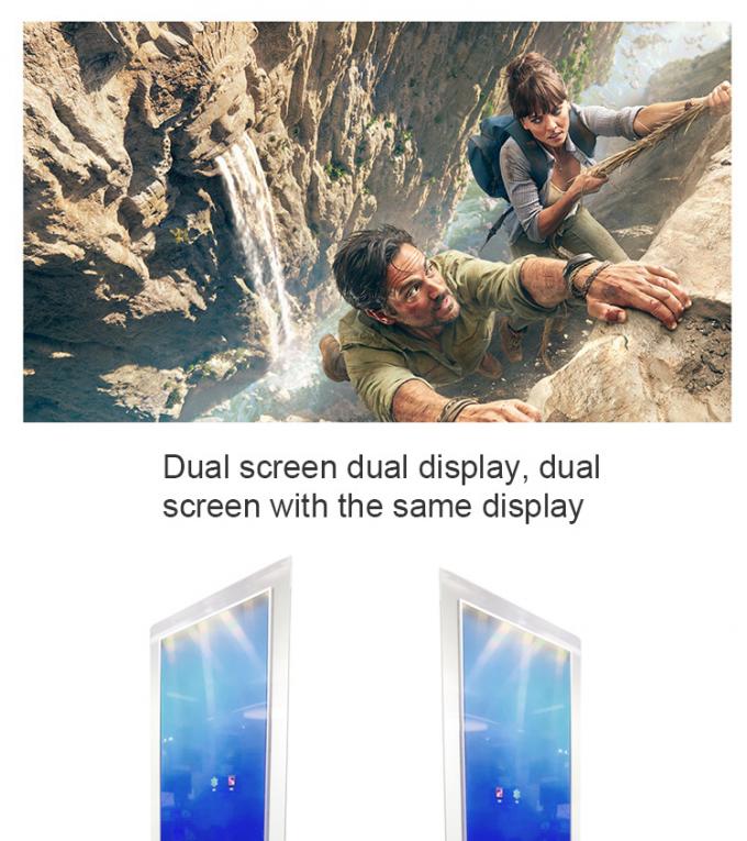 Android 9.1 Double Sided OLED Kiosk Digital Signage 55" 1920 x 1080