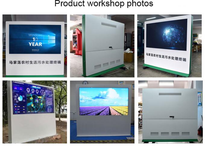 Vandal Resistant Windows 10 86" Outdoor Digital Signage