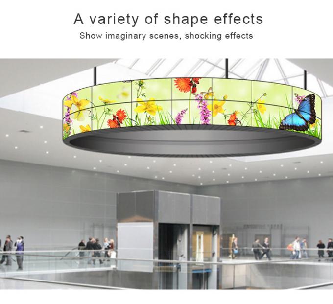 LG 55" Self Backlight Double Sided Flexible Curved OLED Video Wall