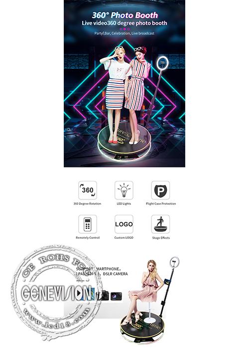 110cm Automatic 360 Rotation Photo Booth For Wedding