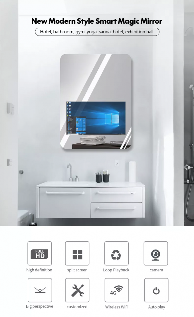 32 Inch Digital Signage And Displays Magic Mirror Advertising