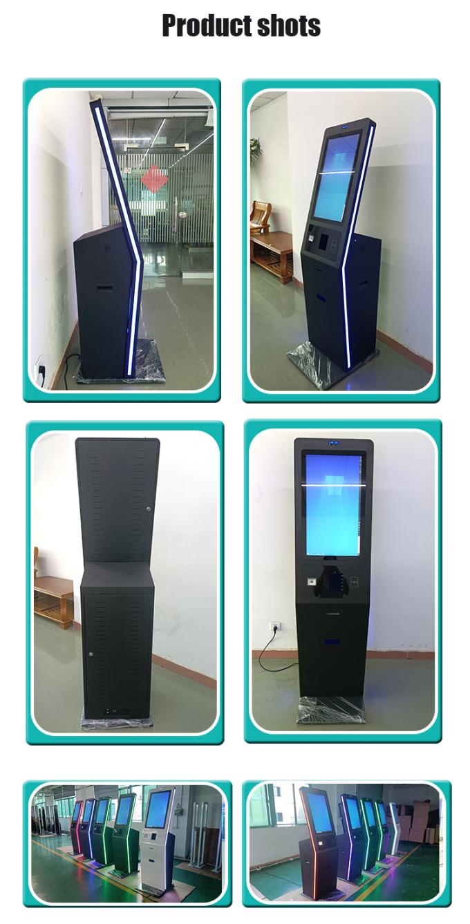 27 Inch Automated Vending Self Service Kiosk With Facial Recognition Camera