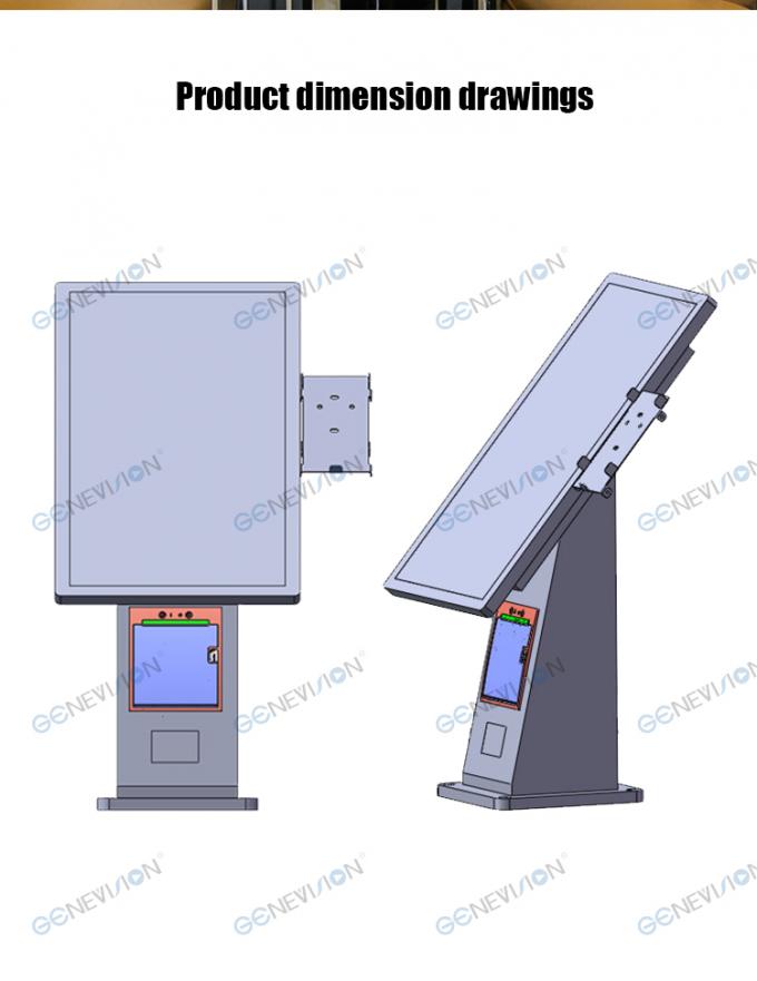 15.6 24 27 Inch Automatic Payment Terminal Touch Kiosks With Printer ...