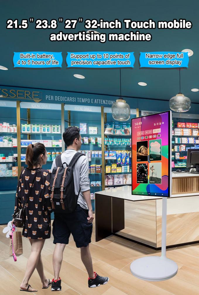 Interactive touch mobile screen portable android TV for Entainment and ...