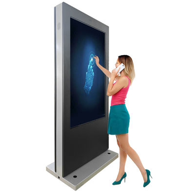 55 inch IP65 Waterproof Outdoor Touch Screen Kiosk for Smart City