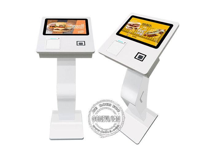 15.6'' Touch Screen Terminal Self Ordering Payment Kiosk With Printer ...