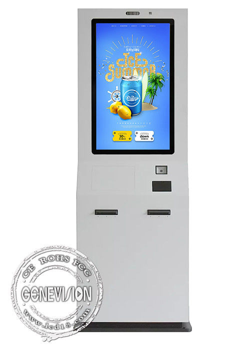 32 Inch Outdoor Capacitive Self Service Touch Screen Kiosk With Printer ...