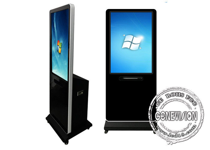 Wifi Network Touch Screen Kiosk with Printer, Indoor Floor Standing Lcd ...