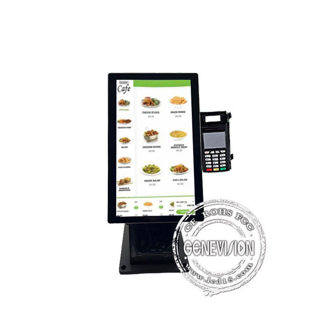 15.6 24 27 inch automatic payment terminal touch kiosks with printer ...