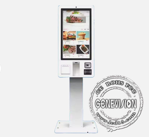 Fast Food Restaurant Self Service Terminal Kiosk Ordering And Paying ...