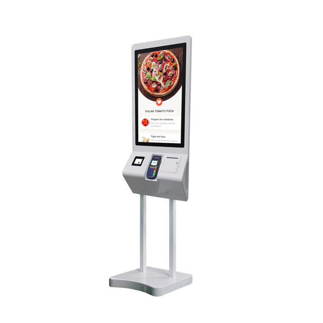 QSR Mcdonald's Self Service Kiosk 27 Inch Touch Screen With 80 MM ...