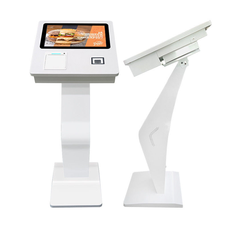 15.6 Inch WiFi Scanner Landscape Self Service Touch Screen Kiosk With ...