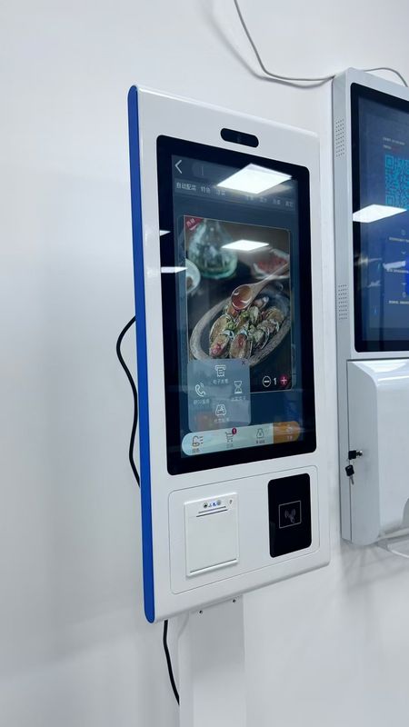 27Inch WiFi Wall Mount Self Service Payment Kiosk In PC or Android ...