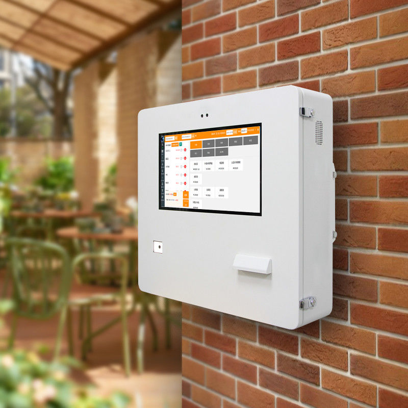 21.5 Inch Horizontal Outdoor Touch Screen Self Service Kiosk Vandal ...