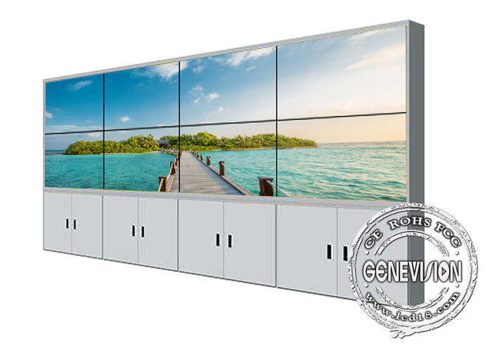 55inch 4K UHD Video Wall Narrow Bezel Splicing Screen LCD Display 2*4 ...