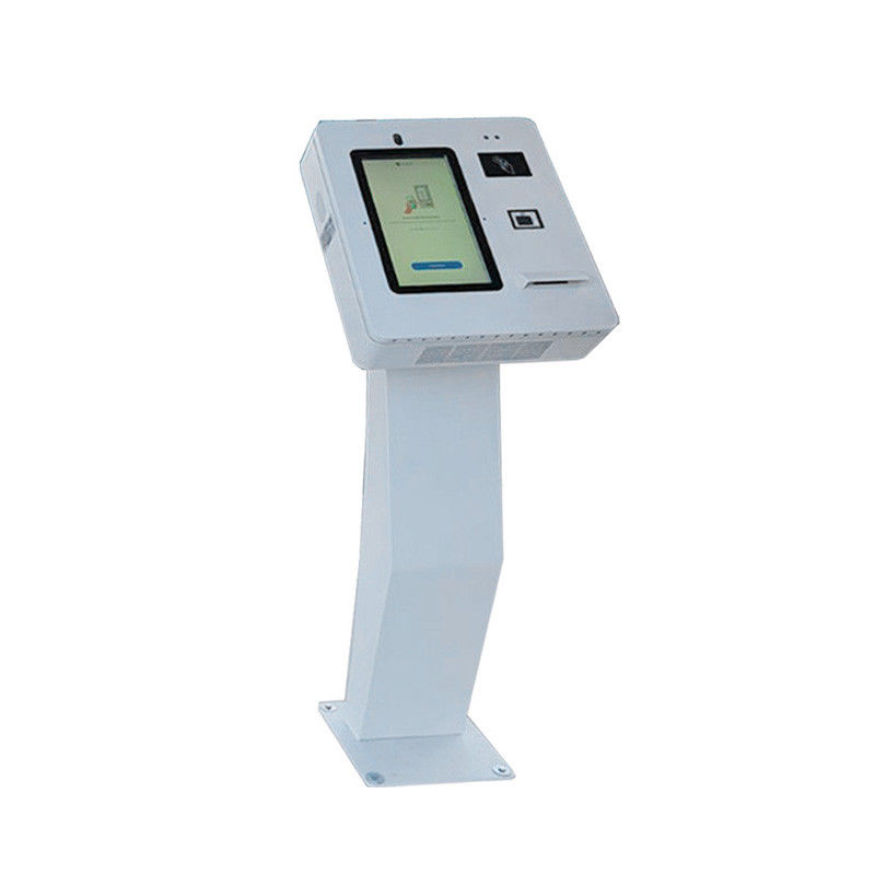 15.6inch Cashless Payment Kiosk with Inbuilt Sticker Printer Camera ...