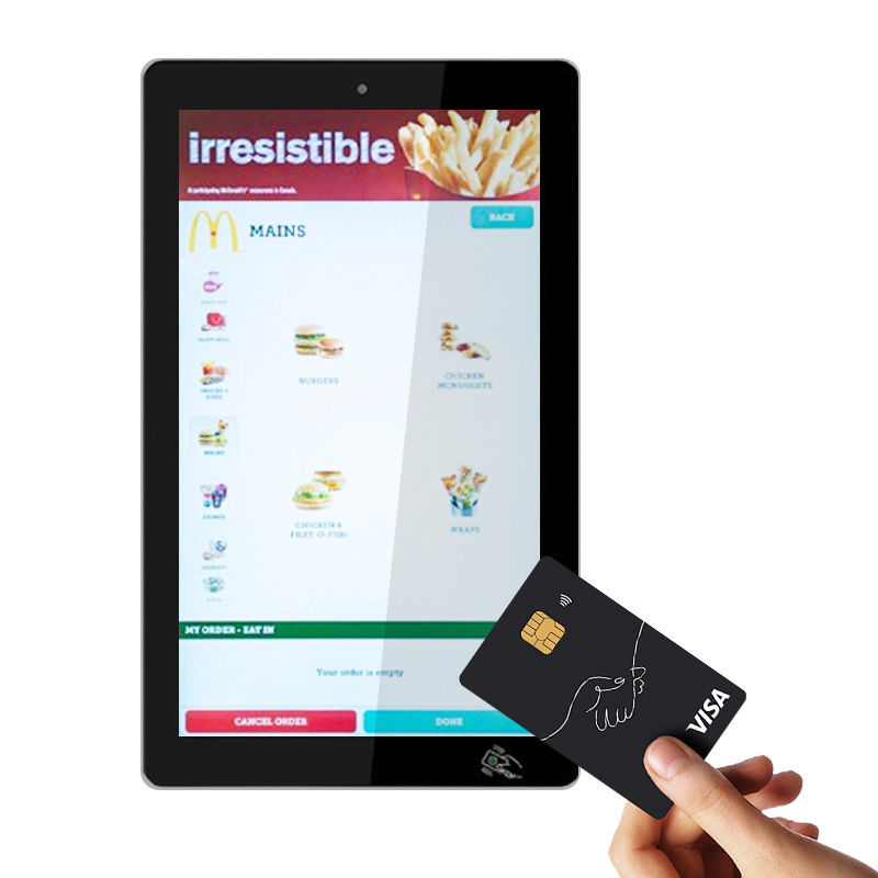21.5 inch Touchscreen Display Tap To Pay NFC Contactless Payment Self ...