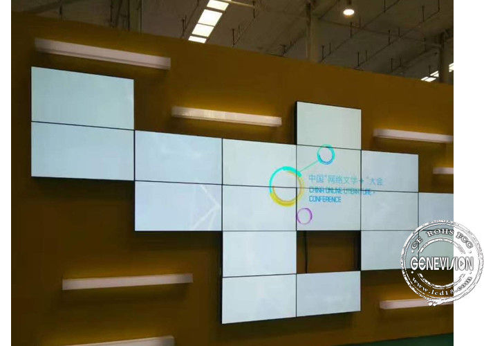 Irregular Shape Digital Signage Video Wall Frameless Lcd Monitor 55" 65 ...