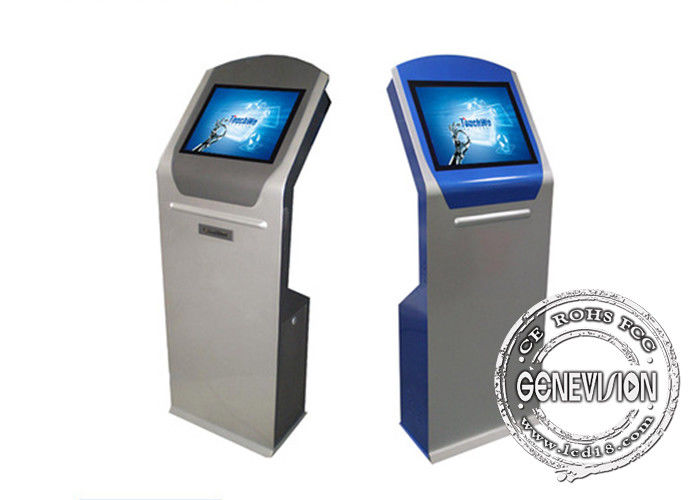 21.5 Inch Full HD Touch Screen Self Service Kiosk Thermal Printer ...