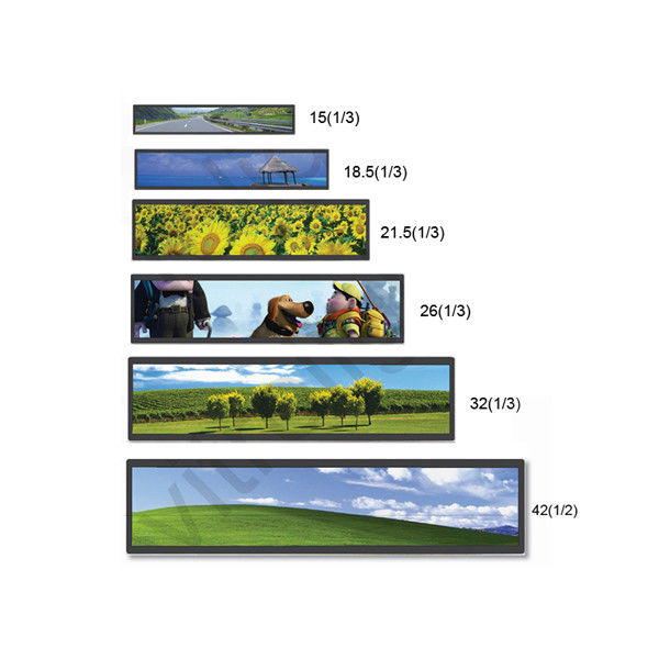 Custom Size Shelf edge screen display 19" 24" 28" 700 nits Ultra Wide ...