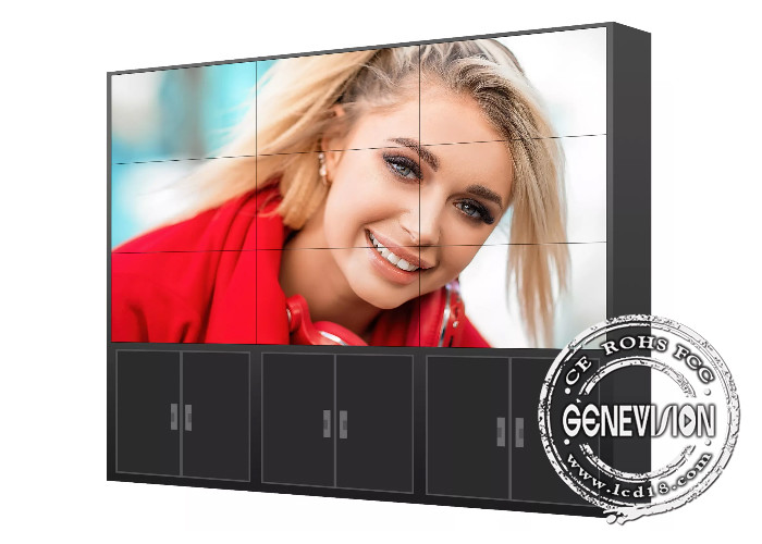 46" 55" BOE Original Panel Seamless LCD Digital Signage Flexible Video ...