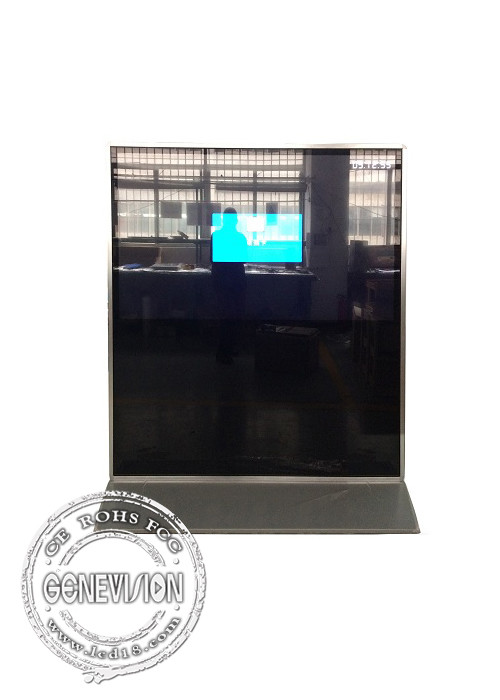 Horizontal Interactive Touch Screen Kiosk , Windows 10 All In One Totem ...