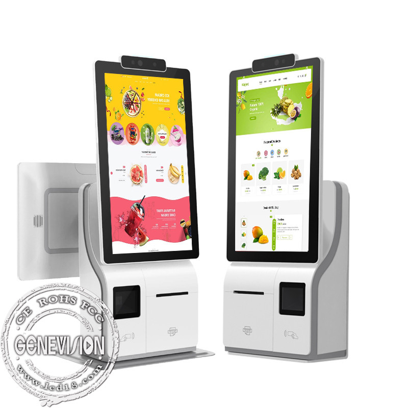 Touch Screen Payment Kiosk Ordering POS Machine Touch Two Sides Display