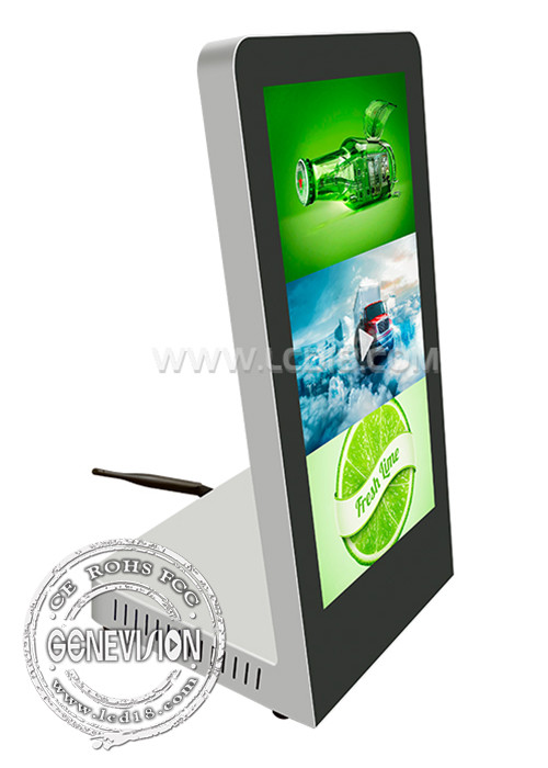 15.6 inch Hotel Reception Desk L Shape Desktop PC All In One Touch ...