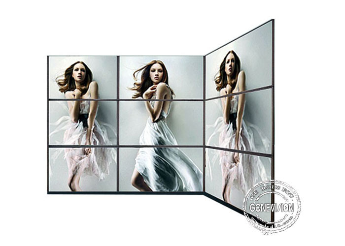 HD Digital Signage Video Wall Panels , LCD Narrow Edge Video Wall 3*3 ...