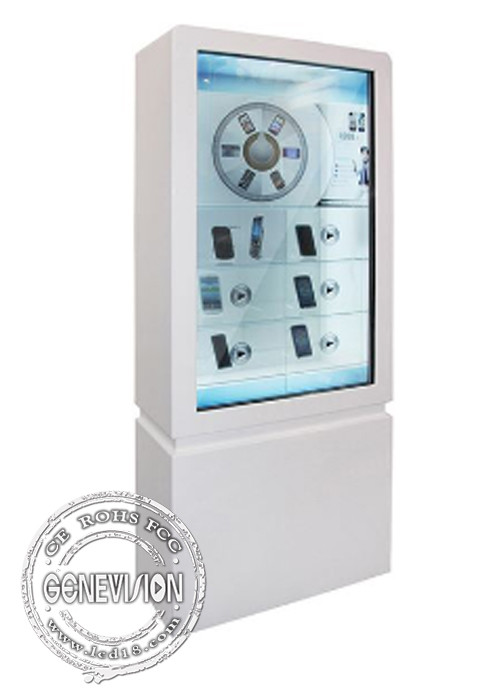 Touch Transparent Lcd Showcase Video Player Box / Win10 All In One ...
