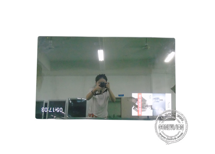 32 Inch 43 Inch Washroom Interactive Advertising LCD Mirror , Digital ...