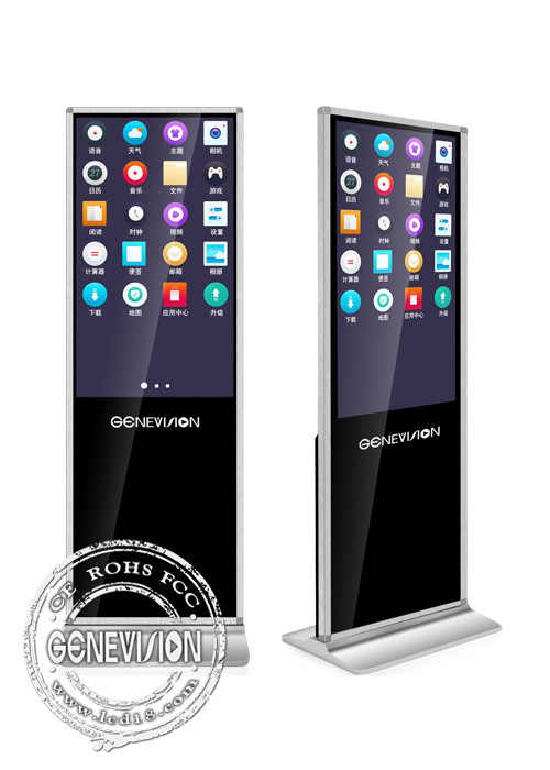 43 Inch Indoor Floor Standing Multi Interactive Touch Screen Monitor ...