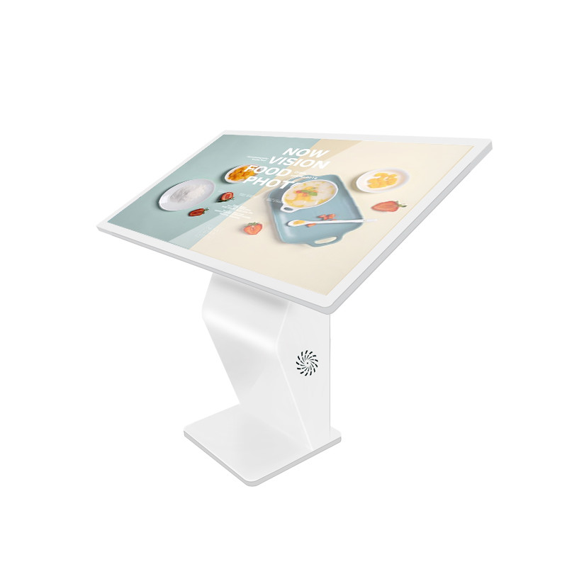 55 Inch K Base Standing Interactive All in One Information Kiosk