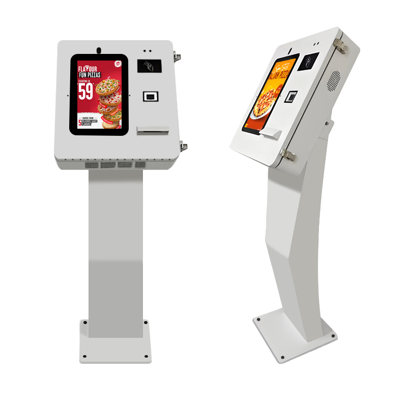 Restaurant Ordering Outdoor Self-service Kiosk PCAP Touch Screen Self-service Kiosk 15.6 Inch ...