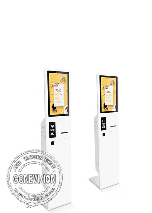 Self Service Network Digital Signage Order 32 Inch Touch Screen AC 110V ...