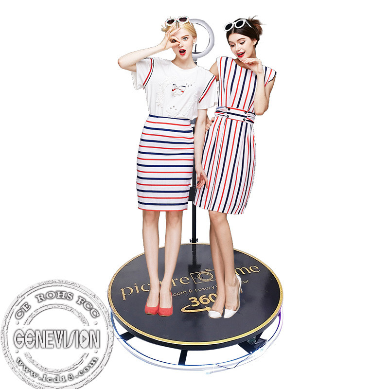 Intelligent Interactive revolving selfie platform